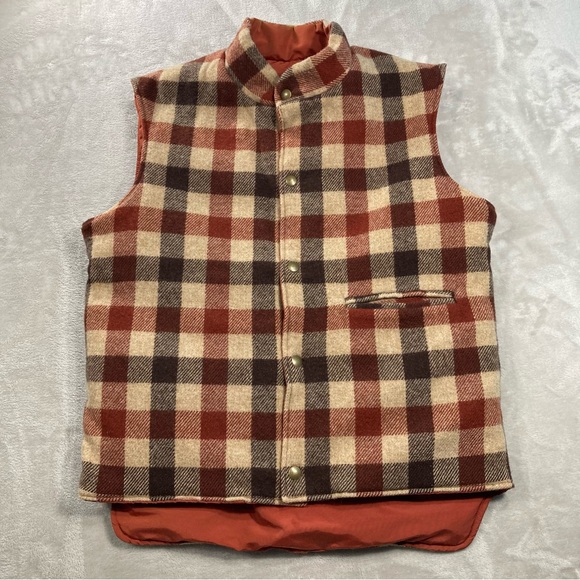 Woolrich | Jackets & Coats | Vtg Woolrich Redwood Vest Men Sz M Wool ...